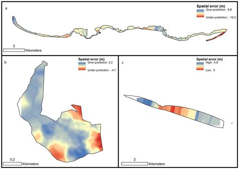 Spatial Distribution Of Model Residuals Of The Sdb Maps With The