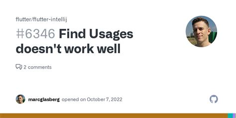 Find Usages Doesnt Work Well · Issue 6346 · Flutterflutter Intellij