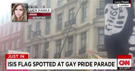 VIDEO CNN Mistakes Sex Toy Flag For ISIS Flag At Pride Parade John