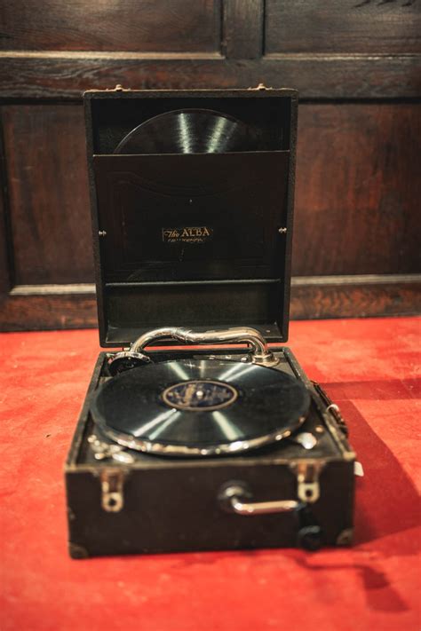 Alba Wind Up Record Player On The Square Emporium