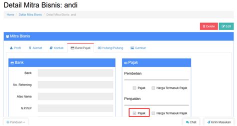 Setting Harga Kena Pajakppn Pada Sales Order Mobile