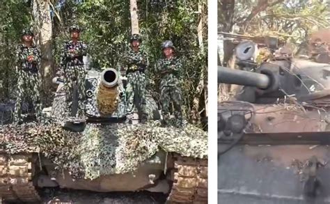 Thai M48 Hits Cambodian T 55 Tanks In Border Clash