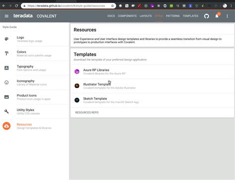 resource links broken · issue 1376 · teradata covalent · github