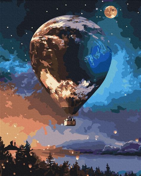 Картини за номерами Зоряна куля Bs43588 ТМ Брашмі продаж ціна у Дніпрі Києві Харкові