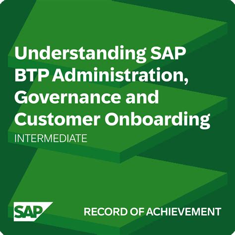 understanding sap btp administration governance and customer