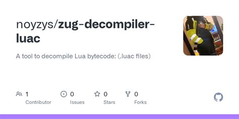 Github Noyzyszug Decompiler Luac A Tool To Decompile Lua Bytecode Luac Files