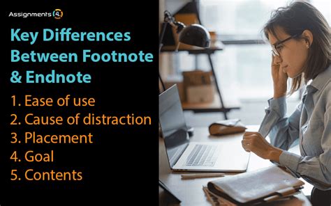 Difference Between Footnote And Endnote