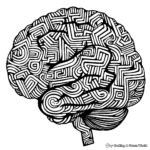 Brain Coloring Pages Free And Printable