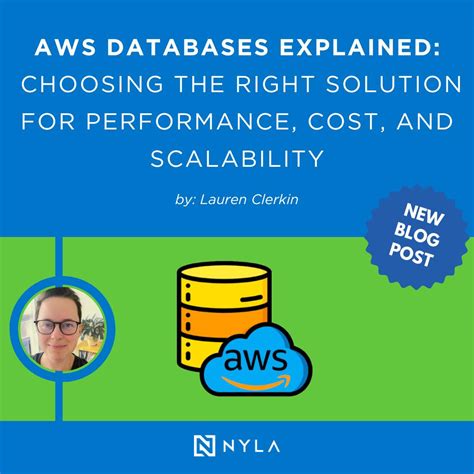 nyla 🚀 unlocking the power of aws databases 💡 from rds and dynamodb to