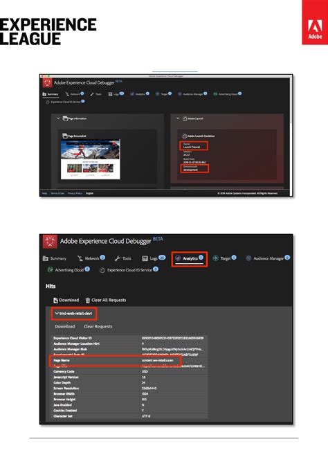 adobe analytics experience cloud debugger