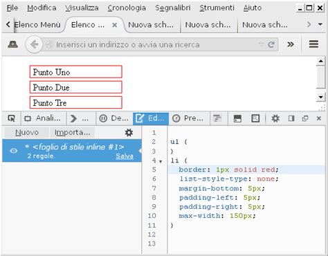 Firefox Modificare Un Foglio Di Stile CSS Con LEditor Stili Tutorials Photoshop Web Design