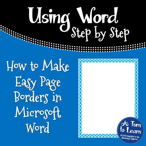 How To Make Easy Page Borders In Microsoft Word Artofit