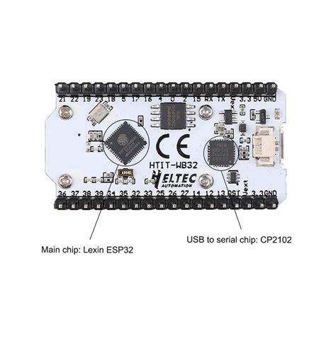 wifi htit wb32 esp32 development board with 0 96 oled screen