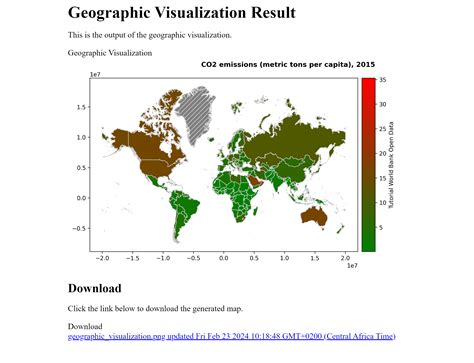 Visualizing Geographic Data A Guide To Using World Bank Open Data Tutorials CrossCompute