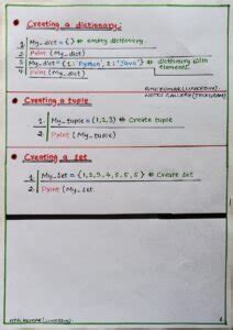 Python Full Course Handwritten - Connect 4 Techs