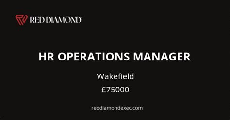 Senior Hr Operations Manager Red Diamond Executive Headhunters
