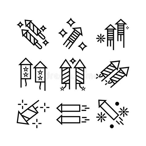 Firecracker Icon Or Logo Isolated Sign Symbol Vector Illustration Stock