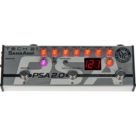 Tech 21 Psa 20 Sansamp Preampdrive Pedal