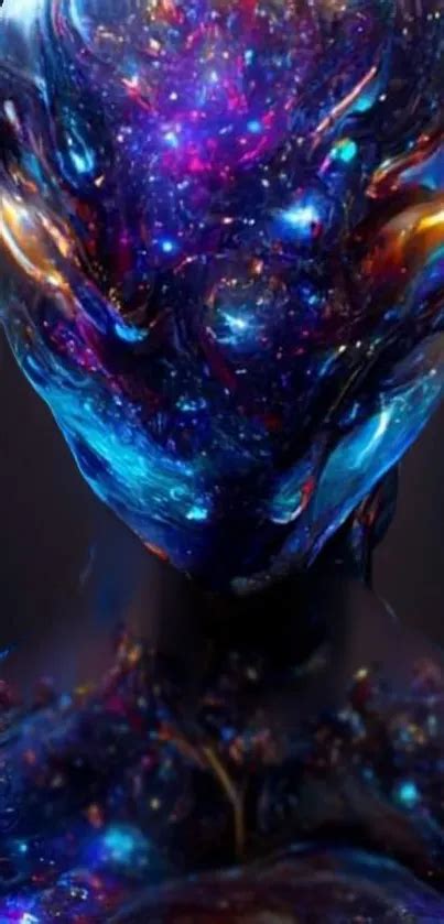 Cosmic Entity Dark Wallpaper Free Download