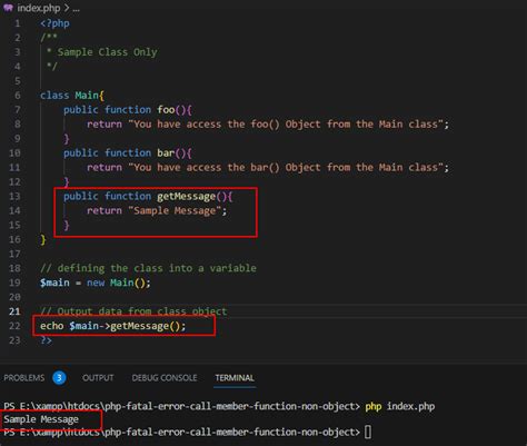 Php Fatal Error Call To A Member Function On A Non Object Solved