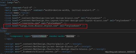 Blazor Server中为razor组件添加css隔离文件，样式不生效razor Css Csdn博客