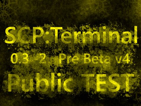 Scp Terminal 03 2 Pb4 File Indiedb