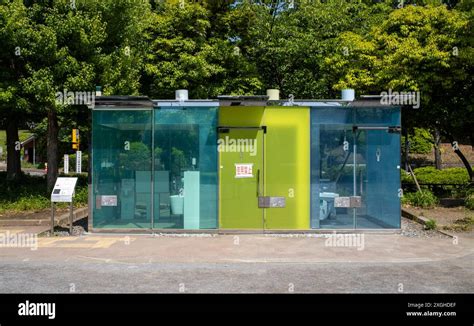 Public Toilet By Shigeru Ban In Haru No Ogawa Community Park Tokyo Japan Part Of The Tokyo