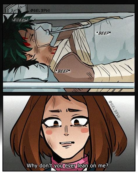 Izuku Y Ochako Crear Personajes Anime Dibujos Personajes De Anime
