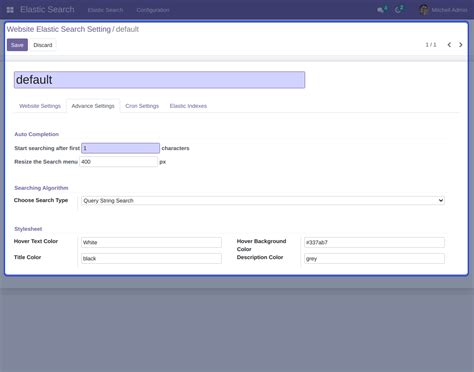 Odoo Smart Search Using Elasticsearch Webkul