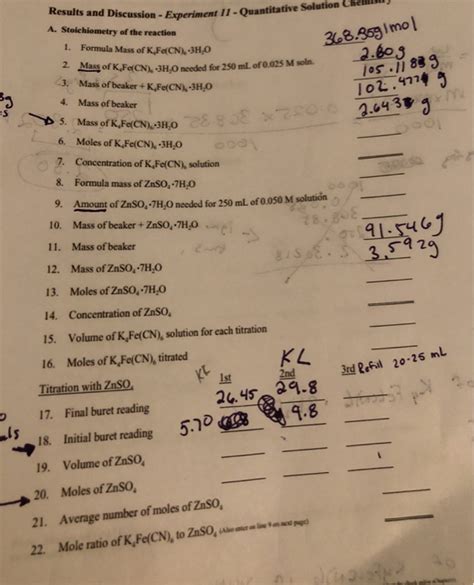 Solved Results And Discussion Experiment 11 A Chegg Com
