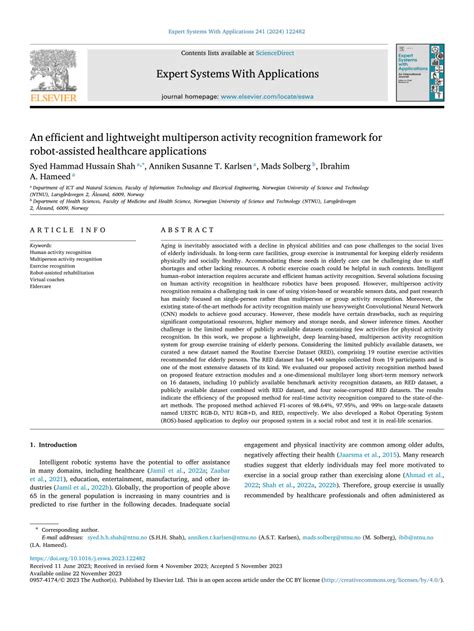 Pdf An Efficient And Lightweight Multiperson Activity Recognition