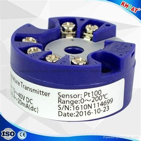 Head Mount Temperature Transmitter Thermocouple RTD MA KH KEHAO China Manufacturer