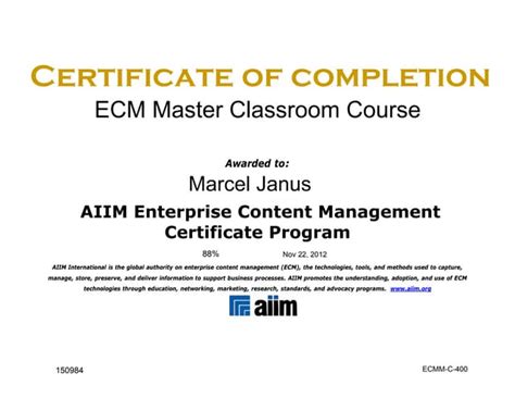 Ecm Master Classroom Course Pdf