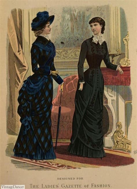 1880s Fashion History Dresses Clothing Costumes