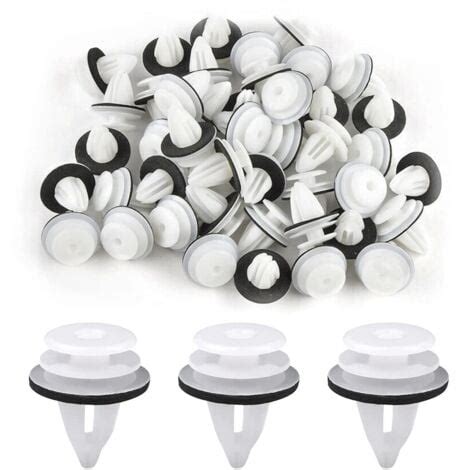 50 Clips De Sujeción Universales Para Coche Remaches De Plástico Tiras De Sujeción Para
