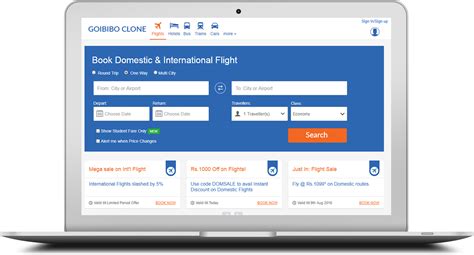 Goibibo Clone Goibibo Php Clone Script Travel Booking Script Dod