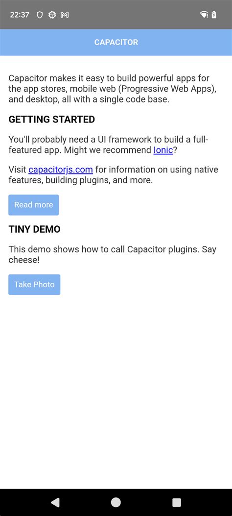 Ionic Capacitor 生成 Android 应用 Csdn博客
