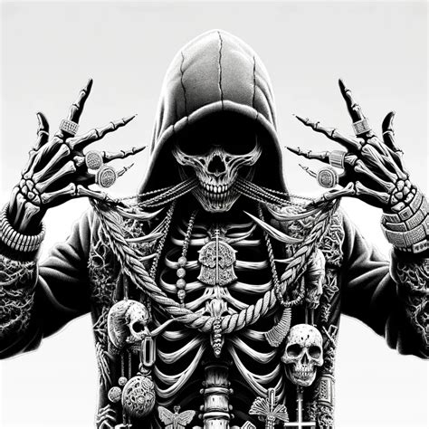 Bone Art Graphic Novel Images Dall·e Prompt Promptbase