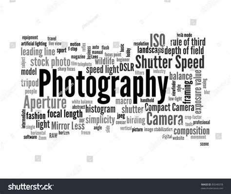 Background Concept Word Cloud Illustration Photography Stock Photo 89248378 Shutterstock