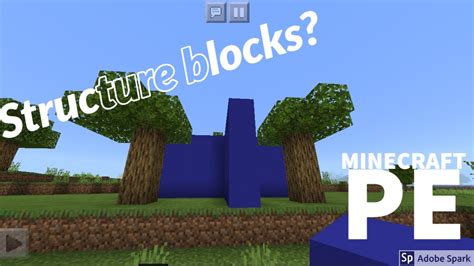 How To Use Structure Blocks Minecraft Bedrock Edition Pocket Edition Youtube