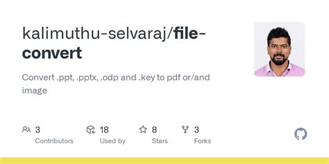 Github Kalimuthu Selvarajfile Convert Convert Ppt Pptx Odp And