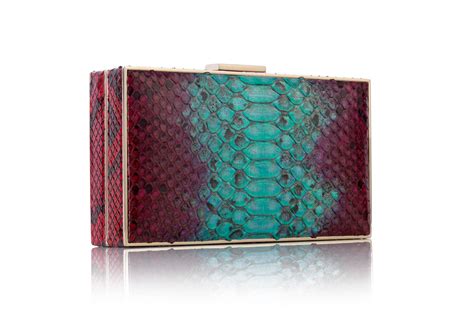 Rectangular Metal Box Python Samia Kamar