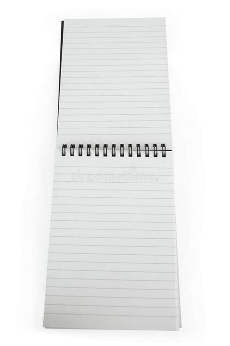 A Small Spiral Notepad Stock Image Image Of Flip Document 1523003