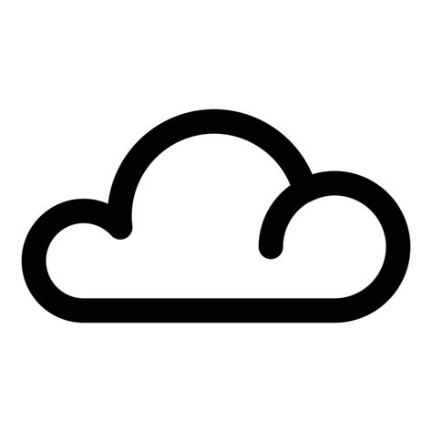 Cloud Icon Outline Style 14186076 Vector Art At Vecteezy