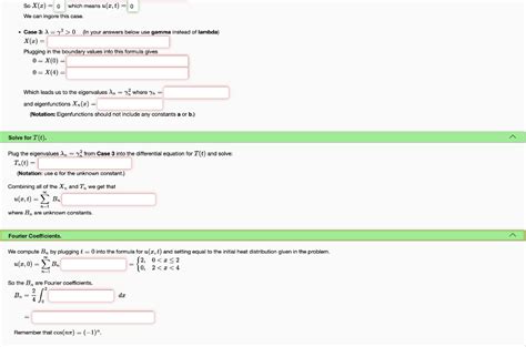 Solved In Your Answers Below For The Variable A Type The Chegg