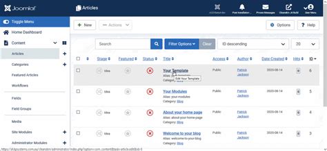 Joomla The New Workflow Feature JOOMLA Hosting Tutorials