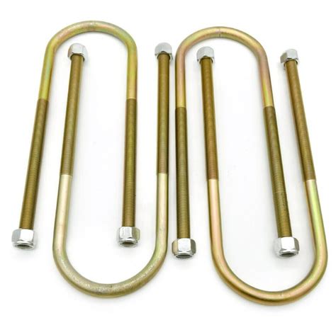 Pair 3 Inch Aluminum Extruded Leaf Spring Lowering Blocks W U Bolt