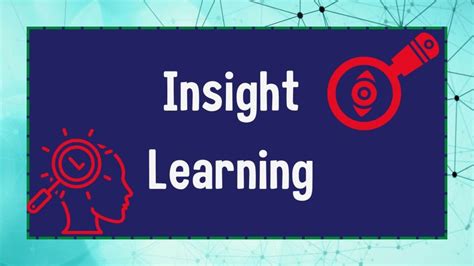 Unlocking The Potential Of Insight Learning A Comprehensive Guide