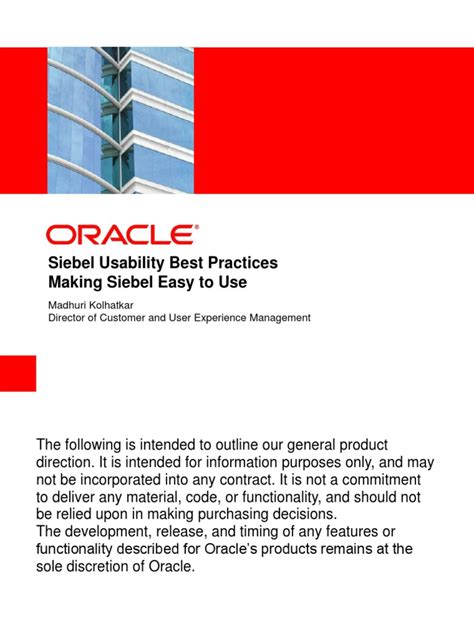 Siebel Usability Best Practice Pdf Pdf Usability Business