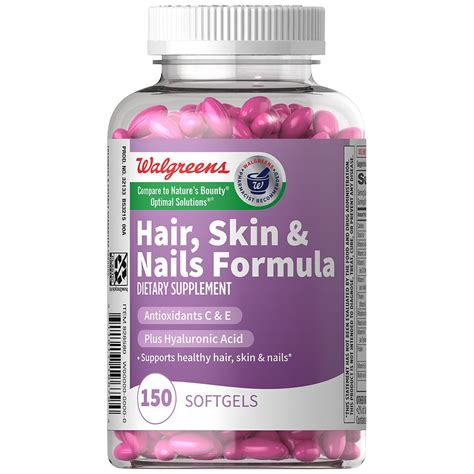 Walgreens Hair Skin And Nails Formula 150 Days Walgreens